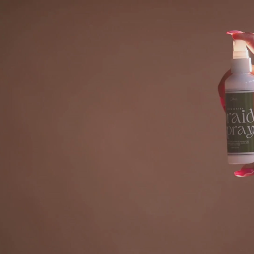 Organic Rice Water Braid Spray | Dosso Beauty – DossoBeauty