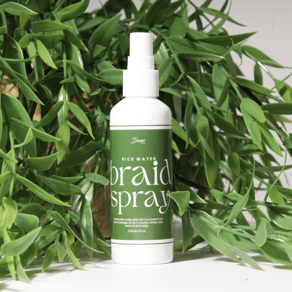 Organic Rice Water Braid Spray | Dosso Beauty – DossoBeauty