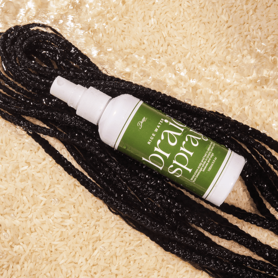 Organic Rice Water Braid Spray | Dosso Beauty – DossoBeauty